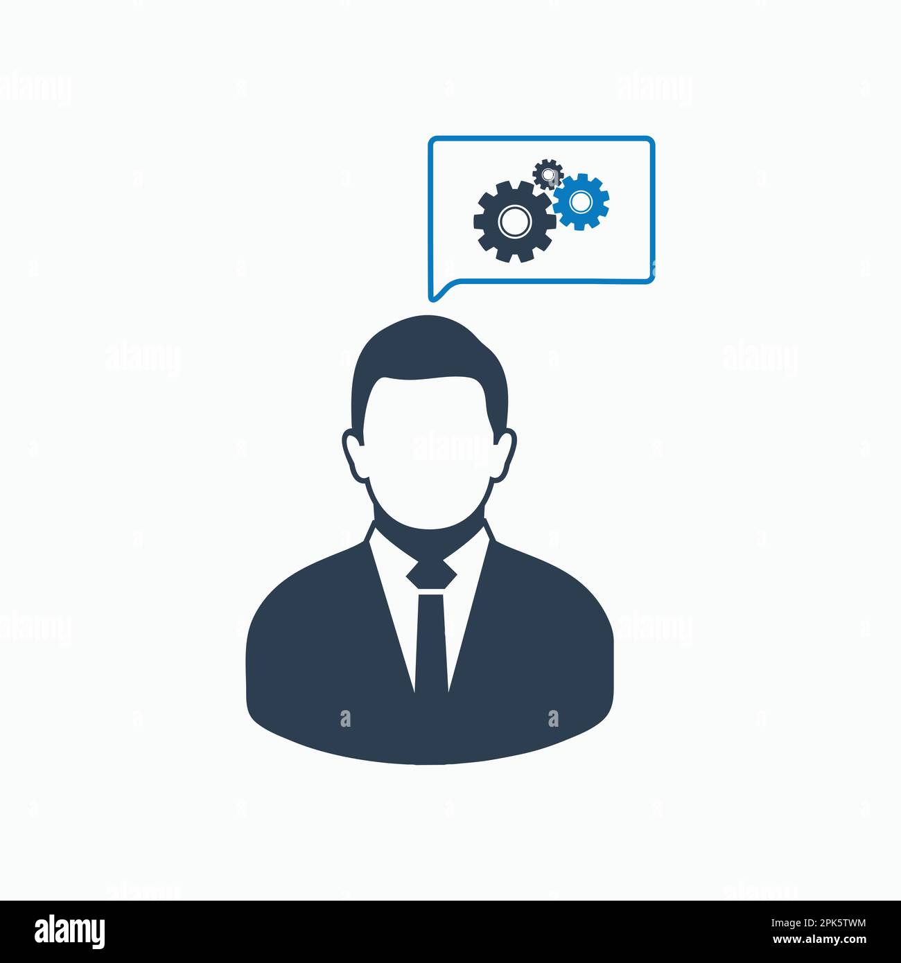 Creative Service Icon. Flat style vector EPS Stock Vector Image & Art ...