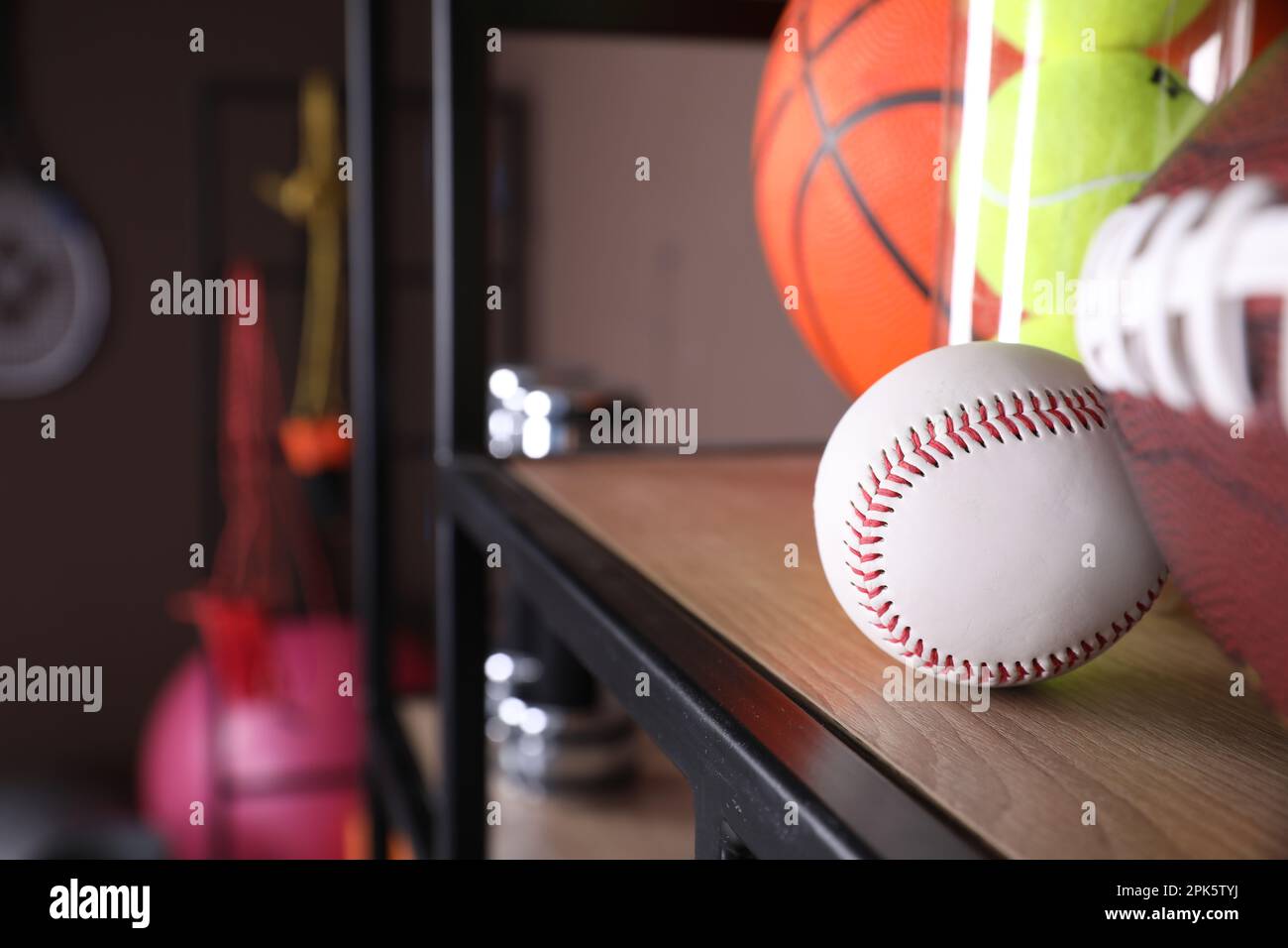 Balls on shelf hi-res stock photography and images - Alamy