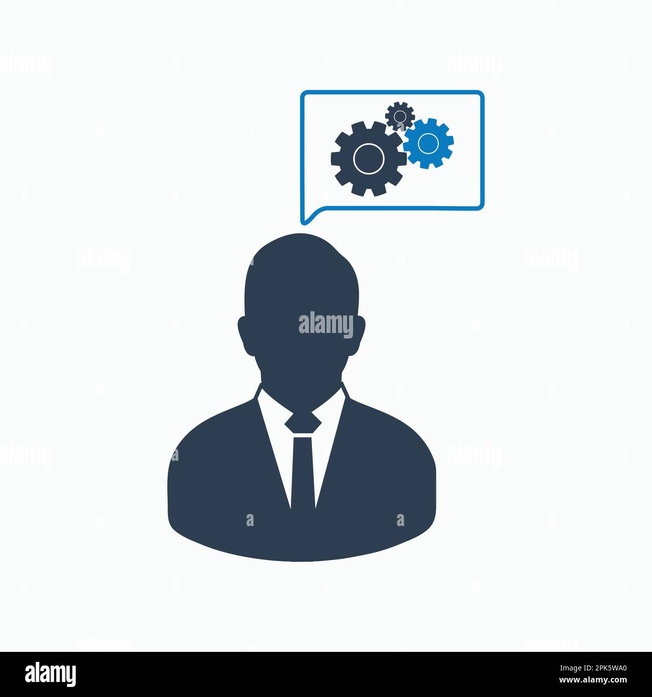 Creative Service Icon. Flat style vector EPS Stock Vector Image & Art ...