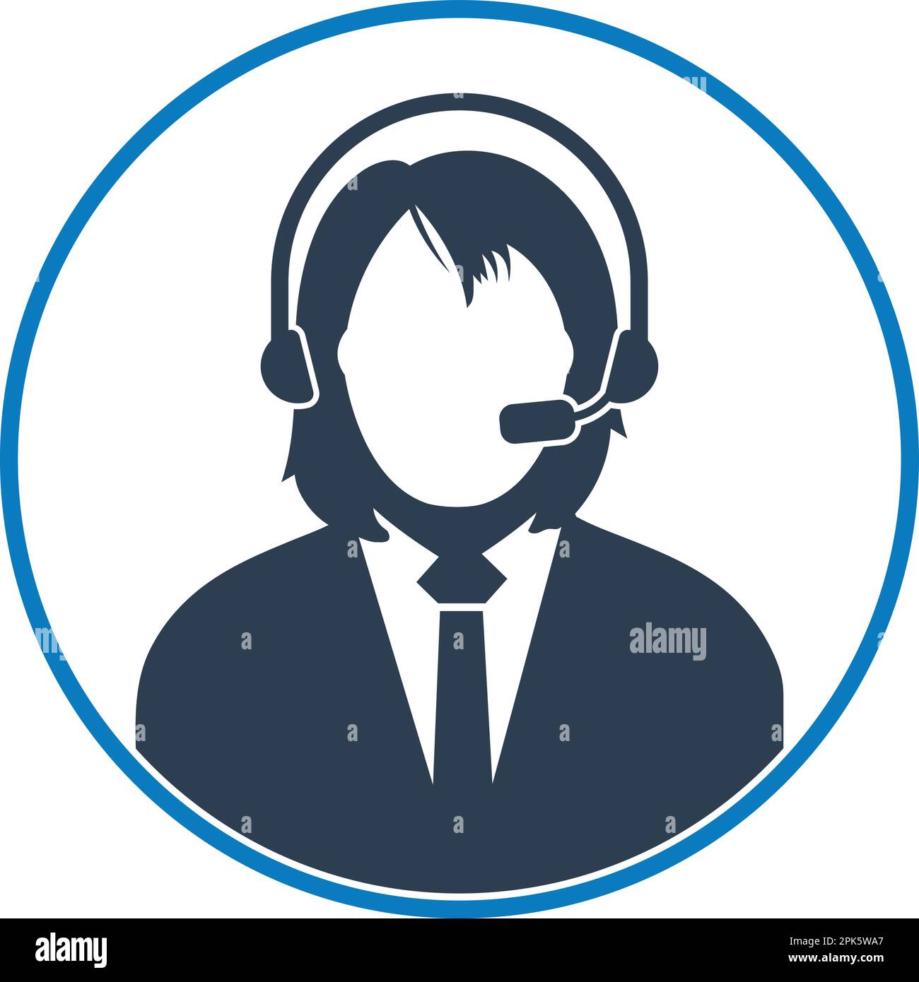 Woman client talk female Cut Out Stock Images & Pictures - Alamy