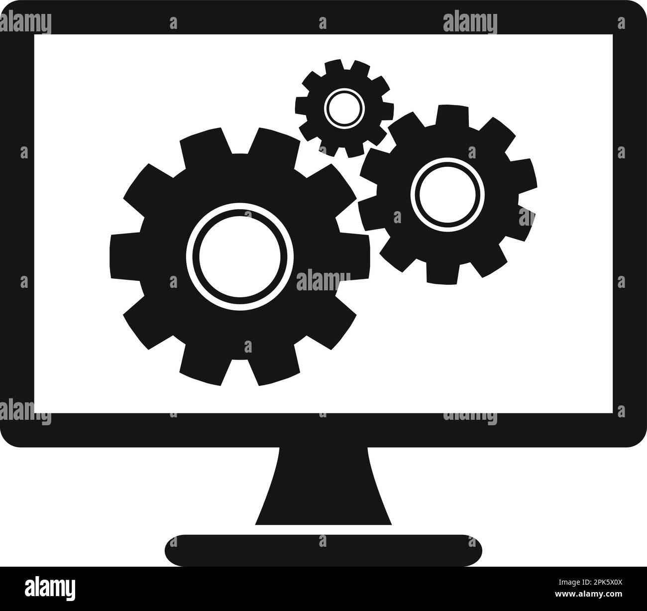 Computer settings Icon. Flat style vector EPS Stock Vector Image & Art ... Computer settings Icon. Flat style vector EPS Stock Vector Image & Art ...