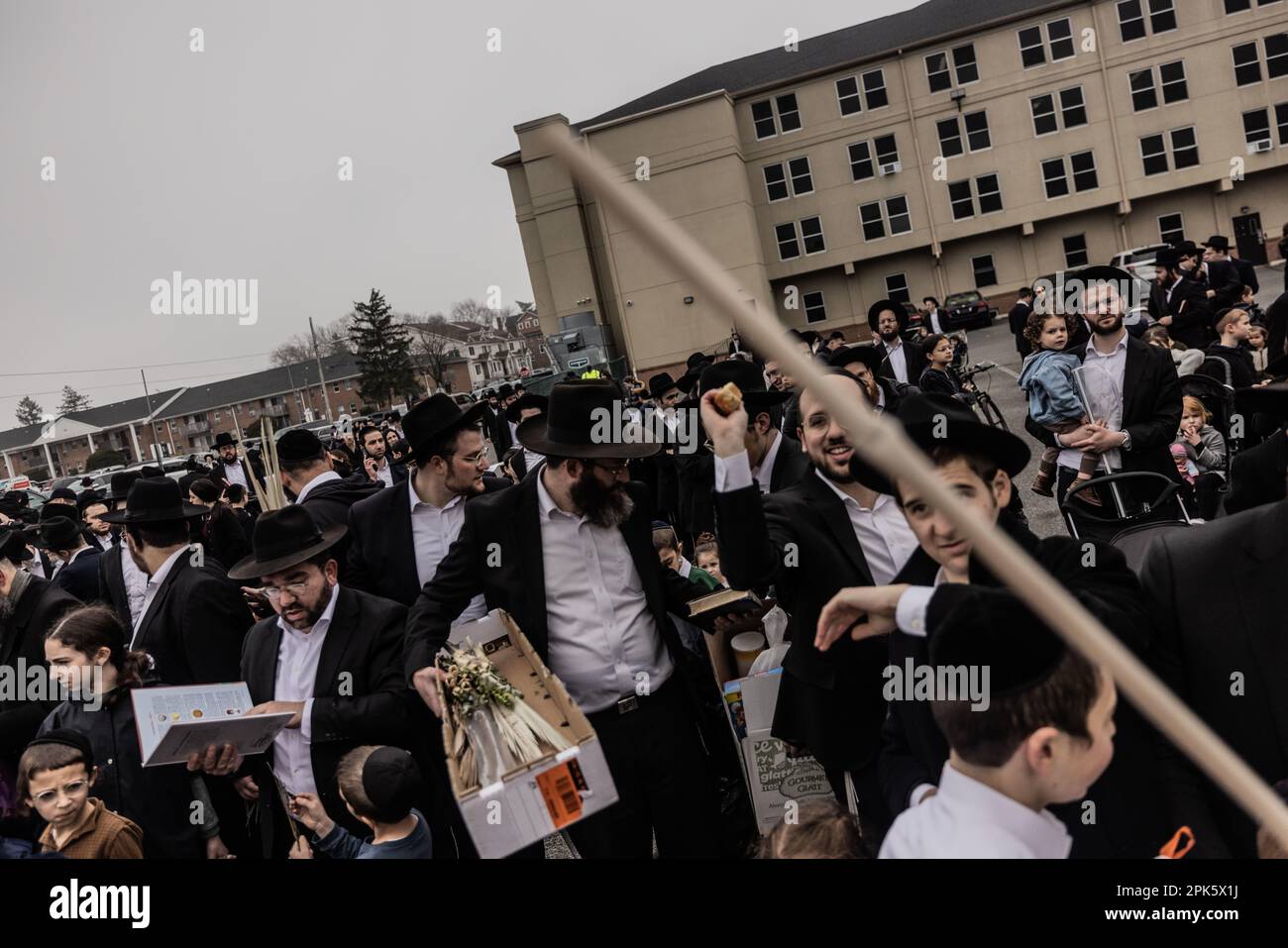 Lakewood, New Jersey, USA. 5th Apr, 2023. The Orthodox Jewish community ...