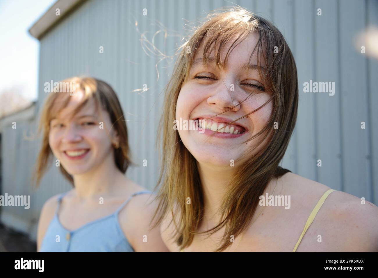 Sisters together hi-res stock photography and images - Alamy