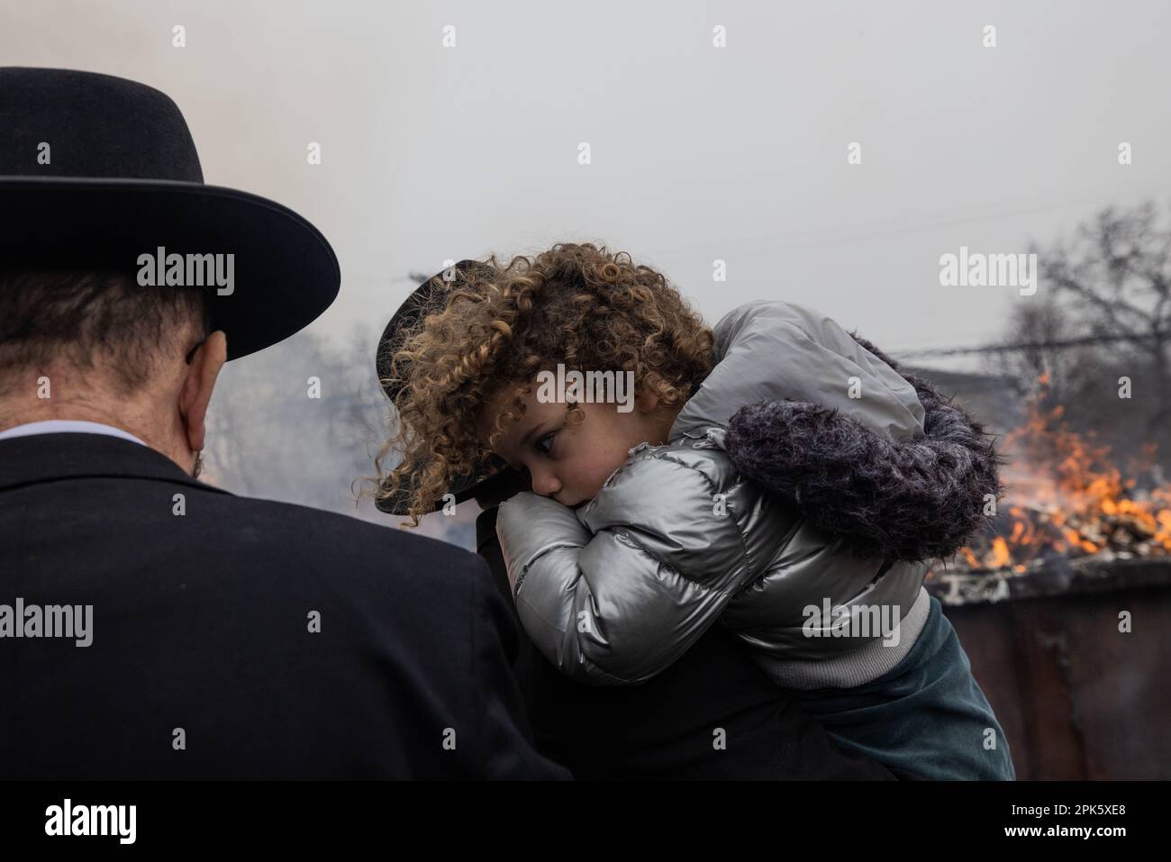 Lakewood, New Jersey, USA. 5th Apr, 2023. The Orthodox Jewish community ...