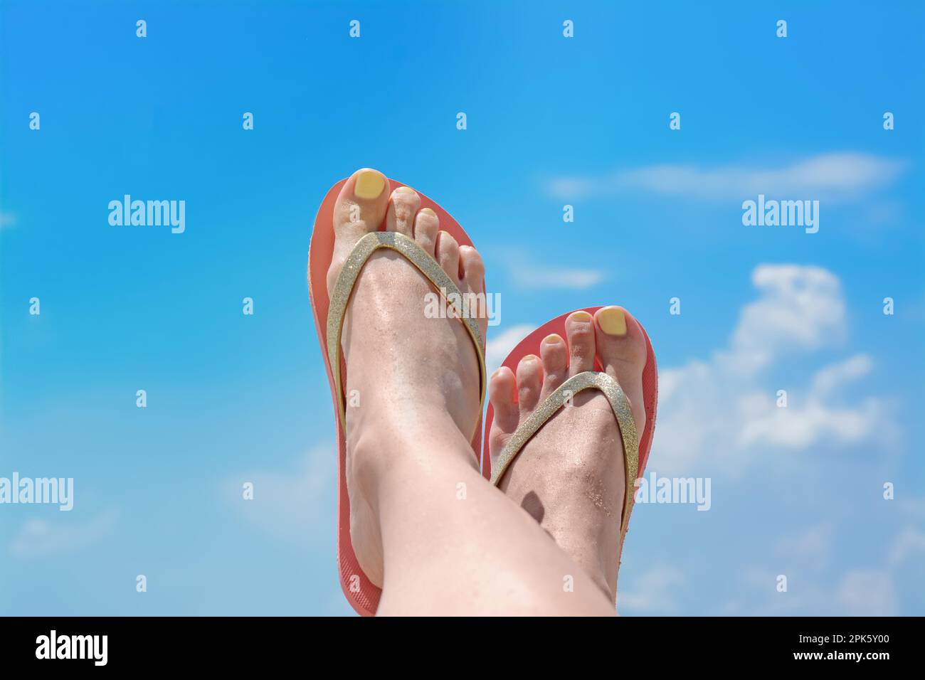 Pink Flip Flops Earthing
