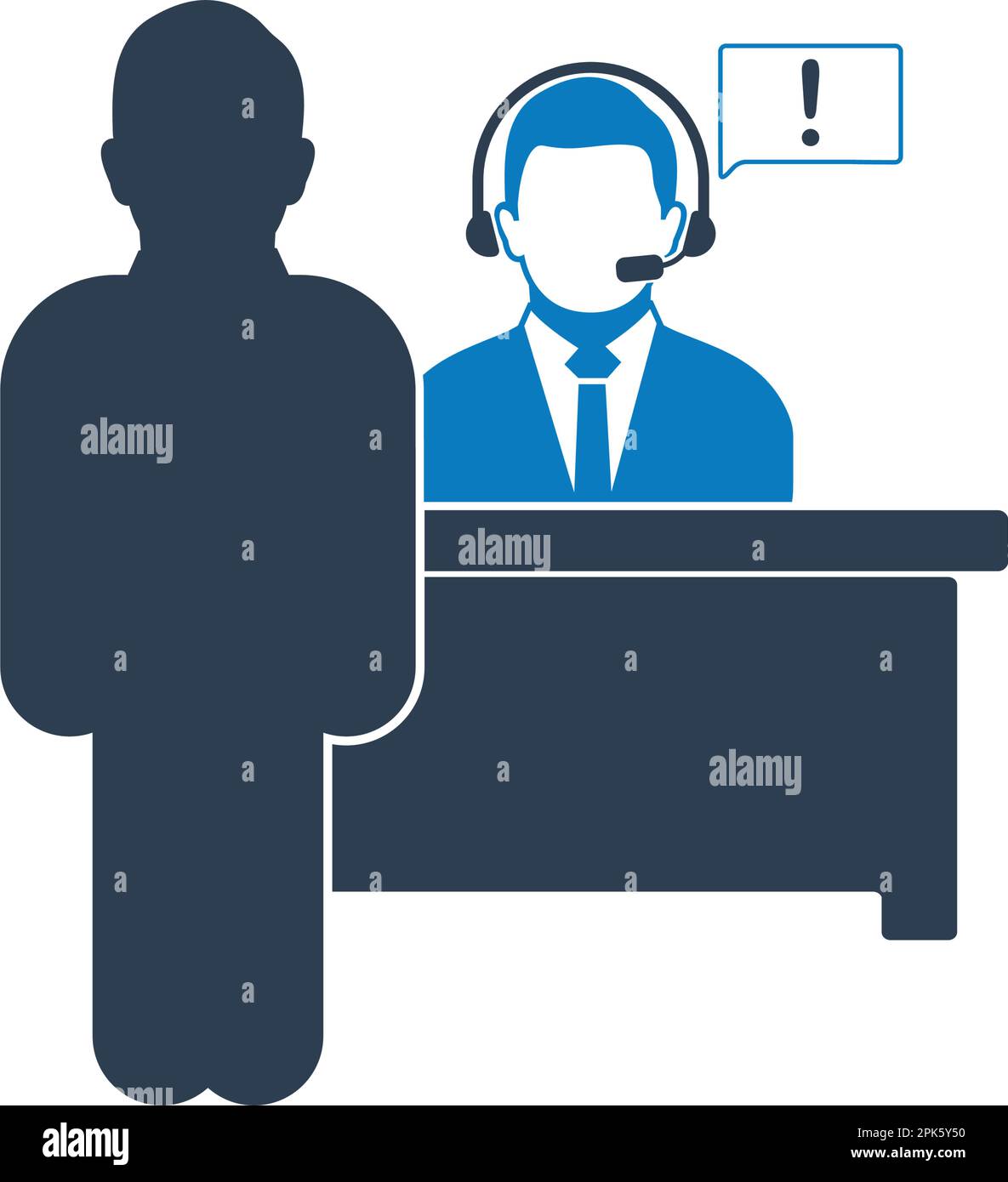 Information desk Stock Vector Images - Alamy