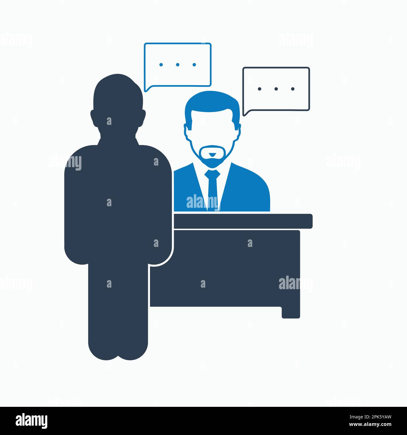 Customer service icon. Flat style vector EPS Stock Vector Image & Art ...