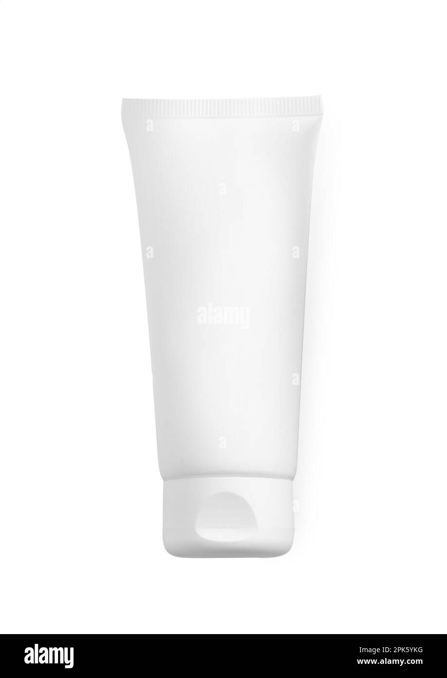 Tube of hand cream isolated on white, top view Stock Photo - Alamy