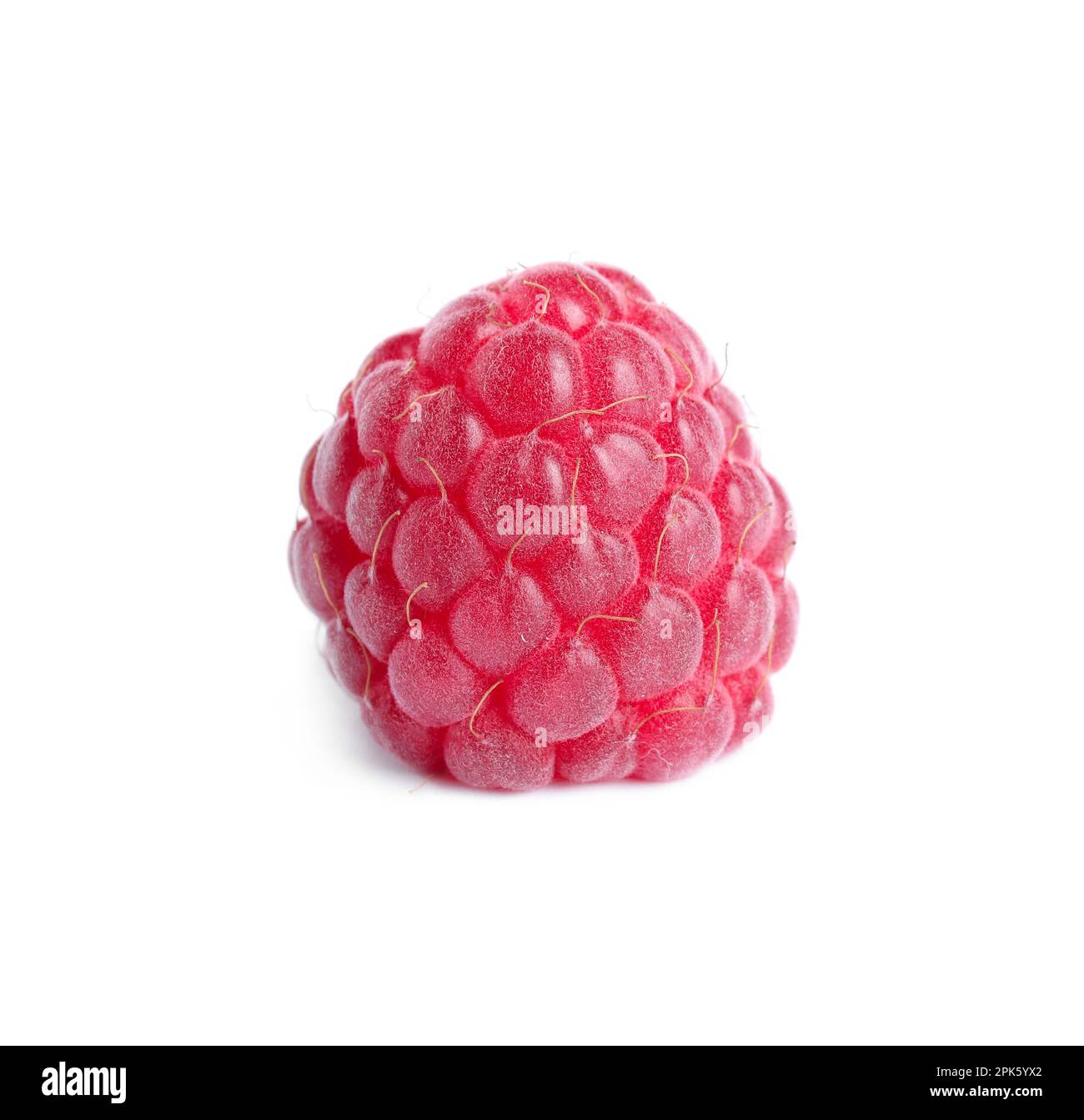 One fresh ripe raspberry isolated on white Stock Photo - Alamy