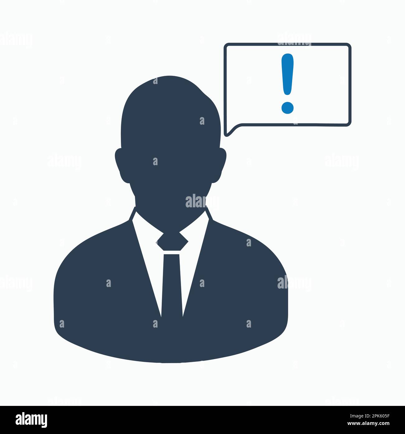 Decision making icon flat Stock Vector Images - Alamy