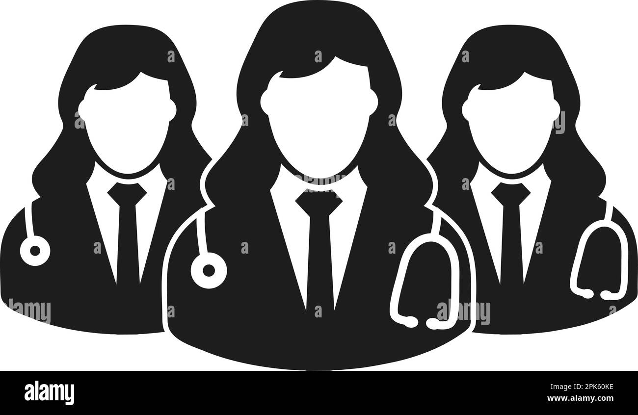 Women medical doctors staff Stock Vector Images - Alamy