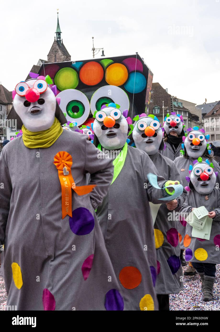 Costume at the Basel Fasnacht parade in Switzerland Stock Photo - Alamy
