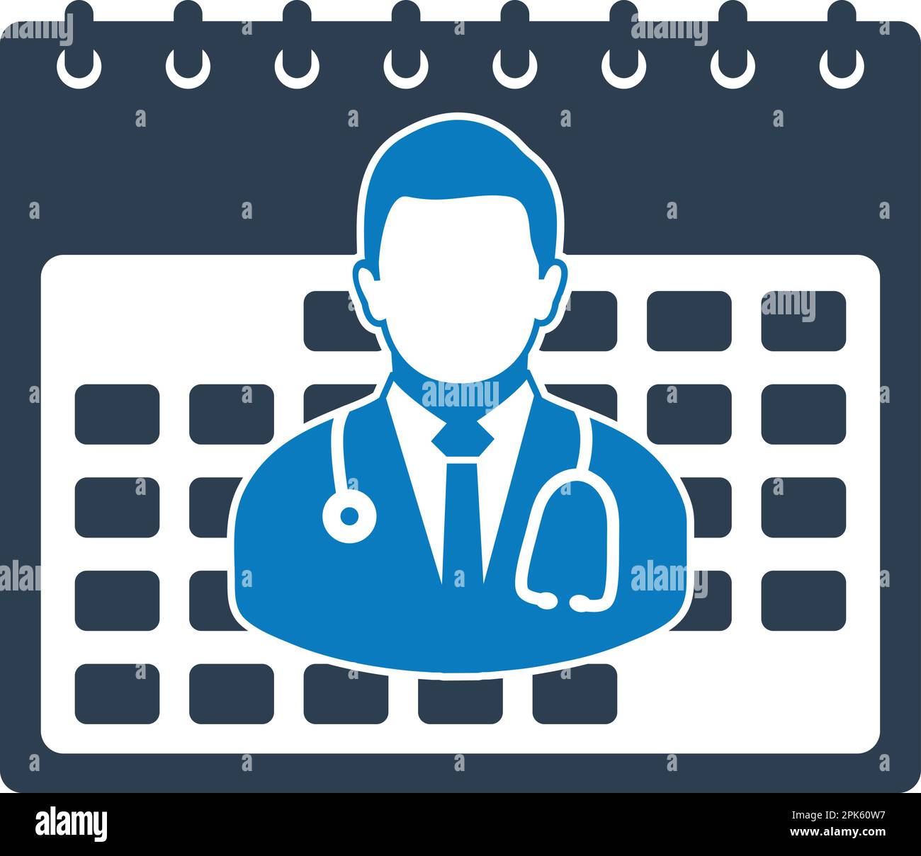 Doctor Appointment Icon . Flat style vector EPS Stock Vector Image ...