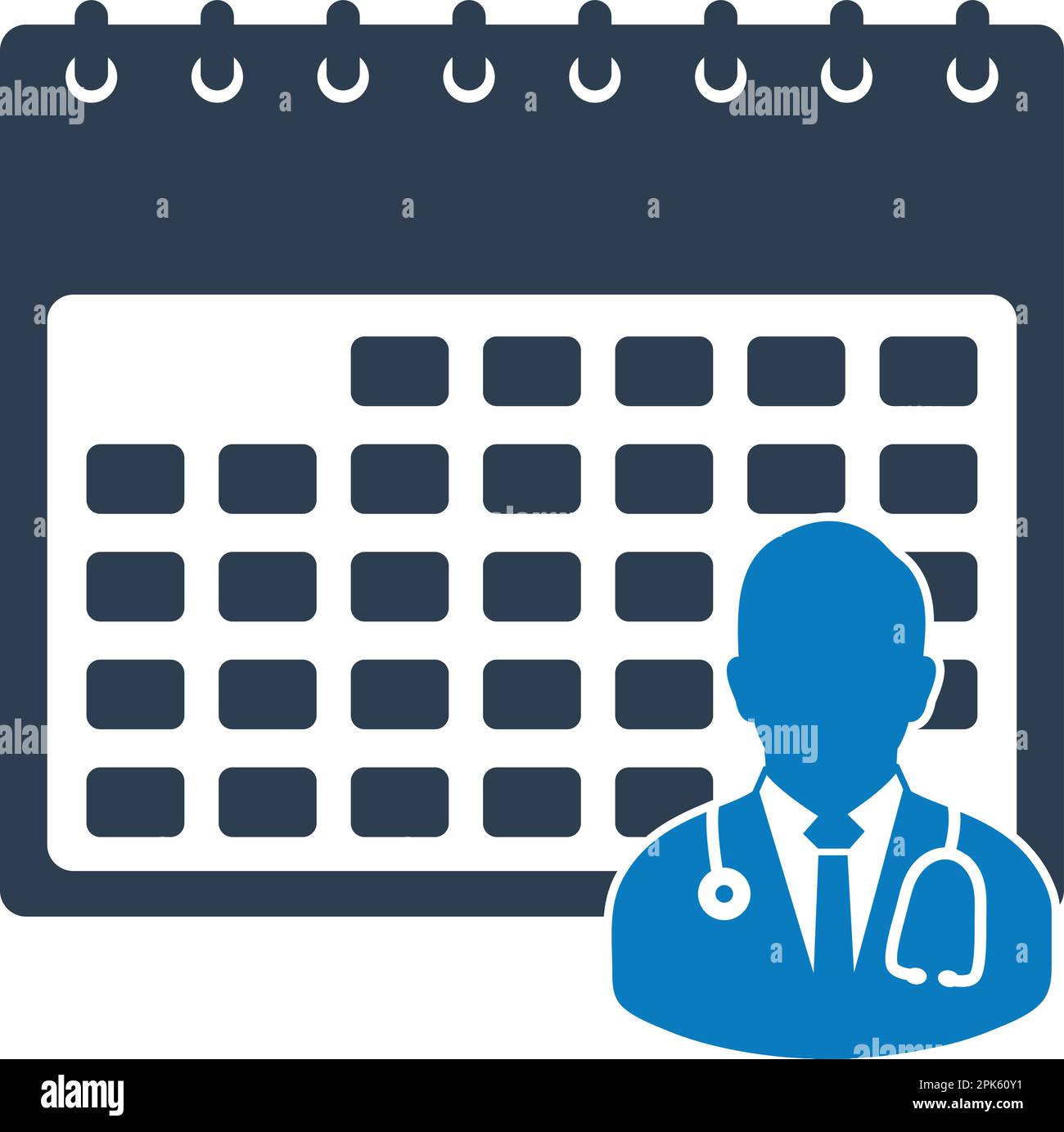 Doctor Appointment Icon . Flat style vector EPS Stock Vector Image ...