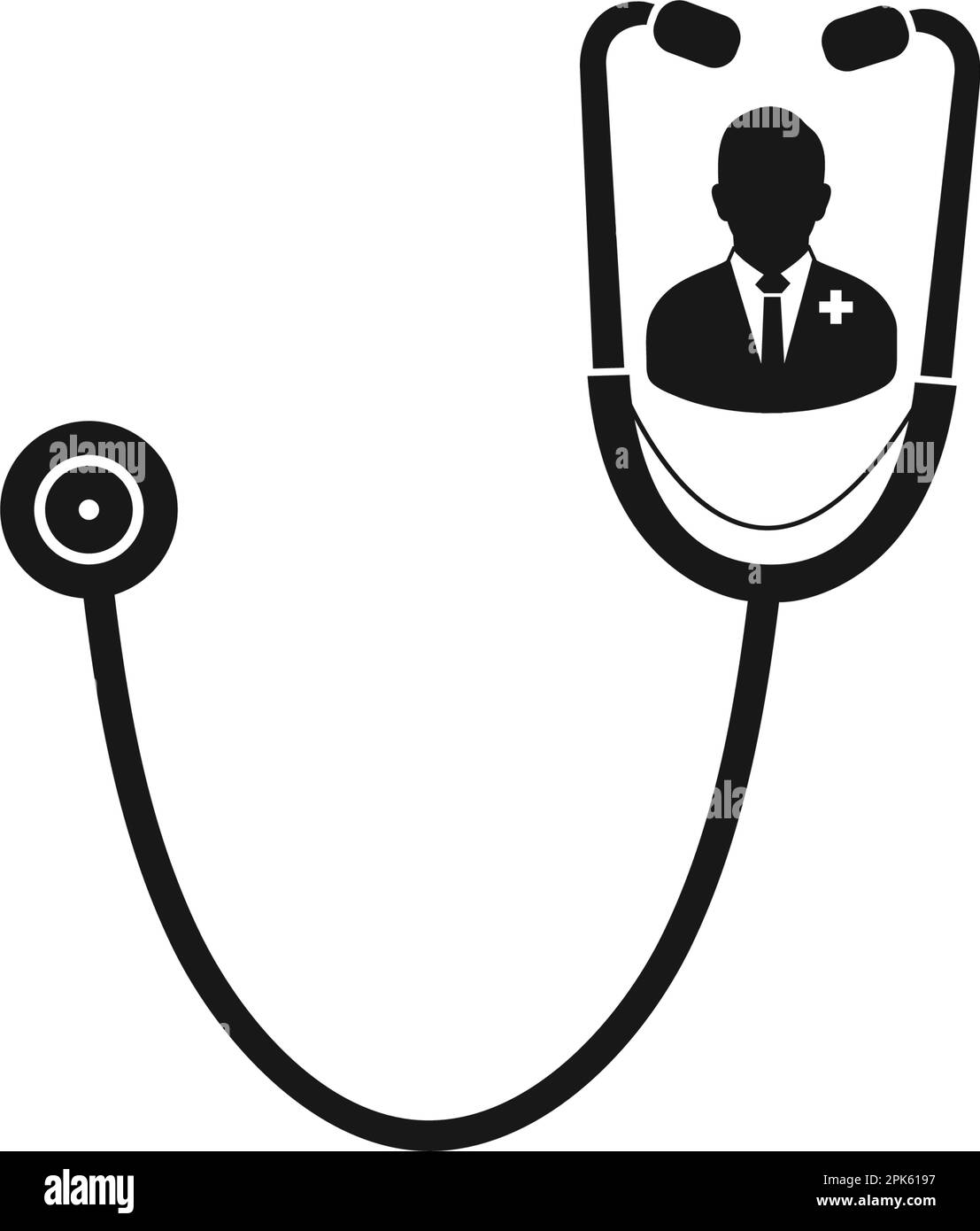 Doctor icon. Flat style vector EPS Stock Vector Image & Art - Alamy