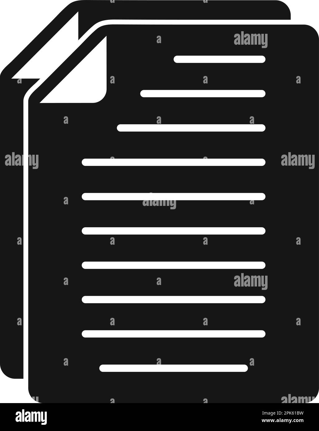 Document Icon. Flat style vector EPS Stock Vector Image & Art - Alamy