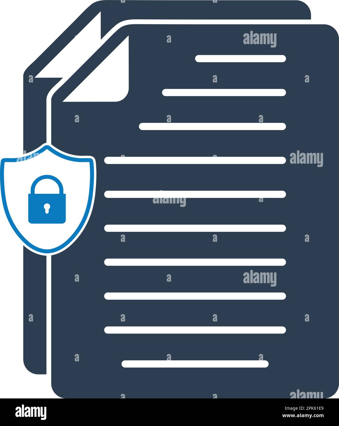 Data Security Icon. Flat style vector EPS Stock Vector Image & Art - Alamy