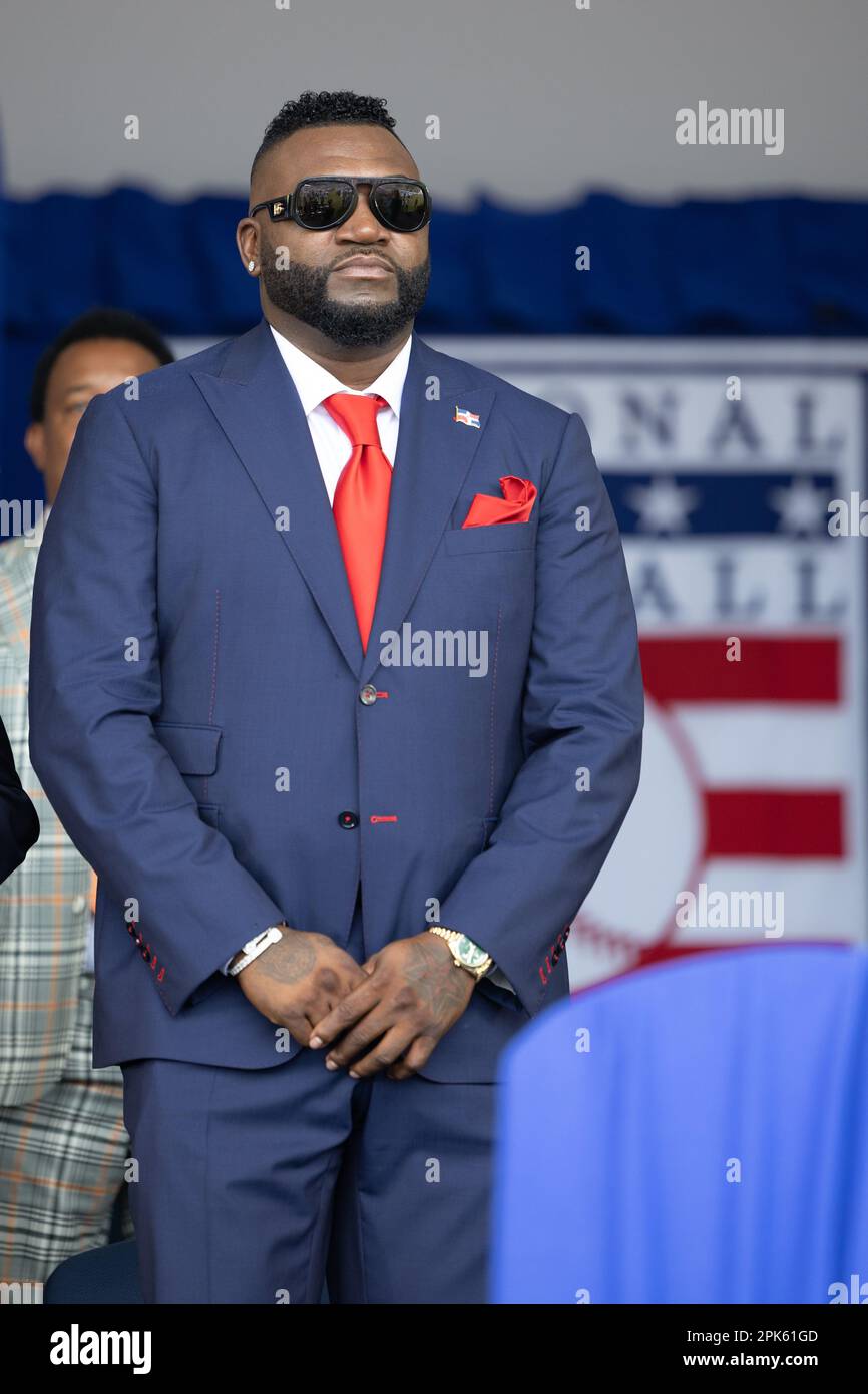 David Ortiz induction into 2022 MLB Hall of Fame - Cooperstown NY Stock ...