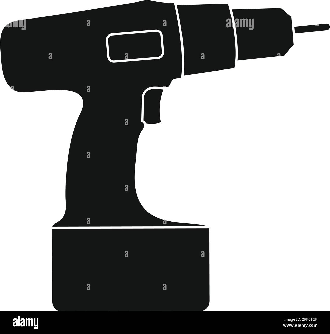 Drilling Machine Icon. Flat style vector EPS Stock Vector Image & Art - Alamy