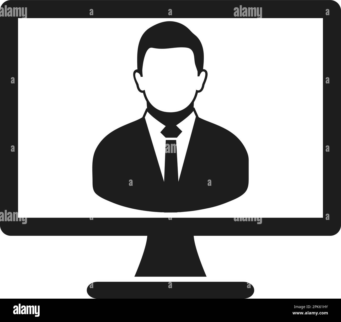 Online Service Icon. Flat style vector EPS Stock Vector Image & Art - Alamy