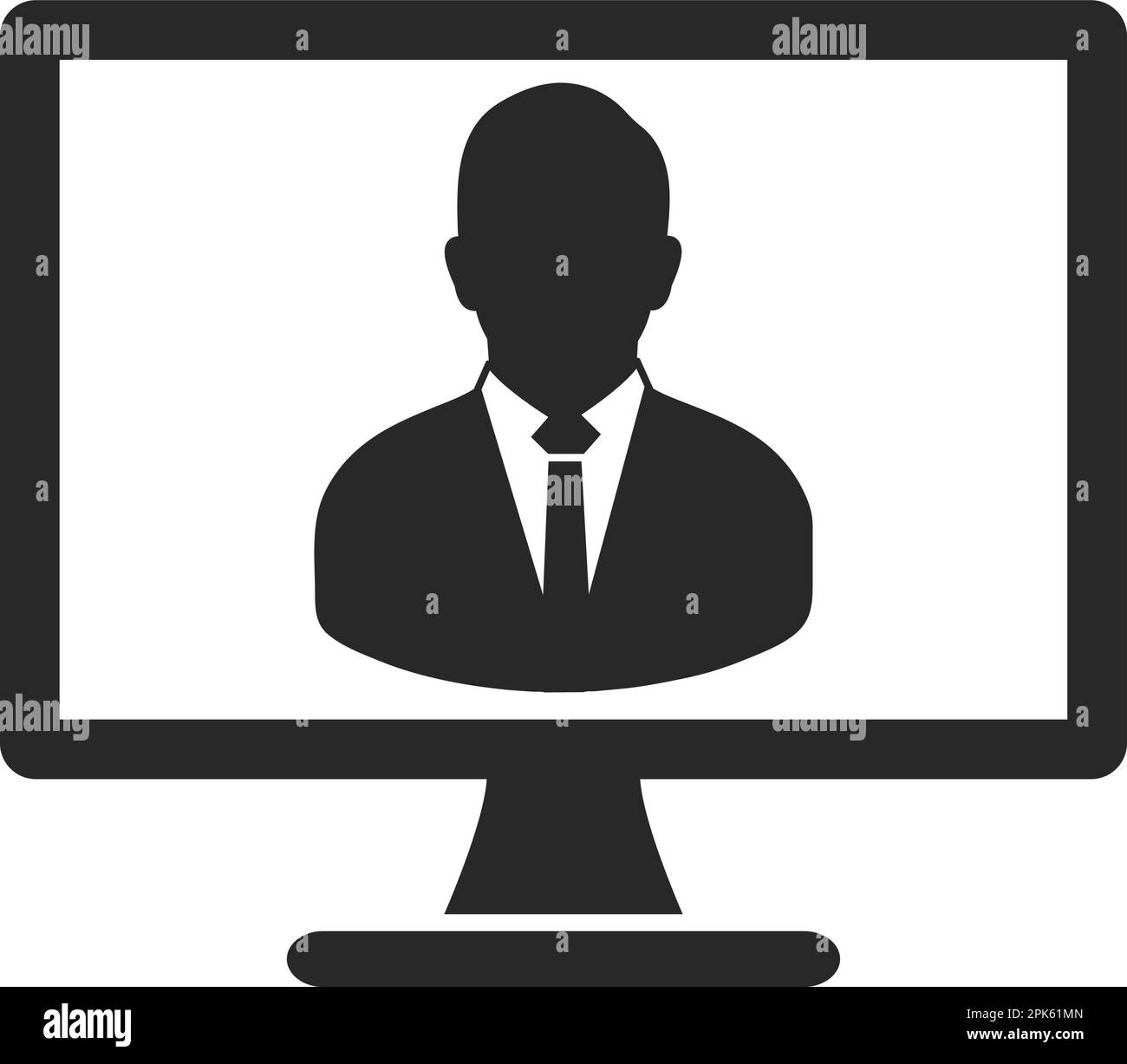 Online Service Icon. Flat style vector EPS Stock Vector Image & Art - Alamy