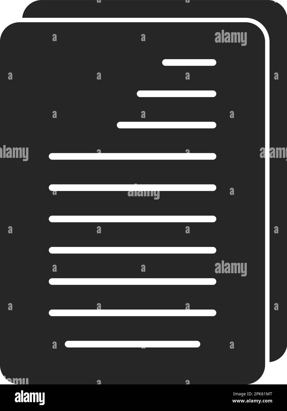 Document Icon. Flat style vector EPS Stock Vector Image & Art - Alamy