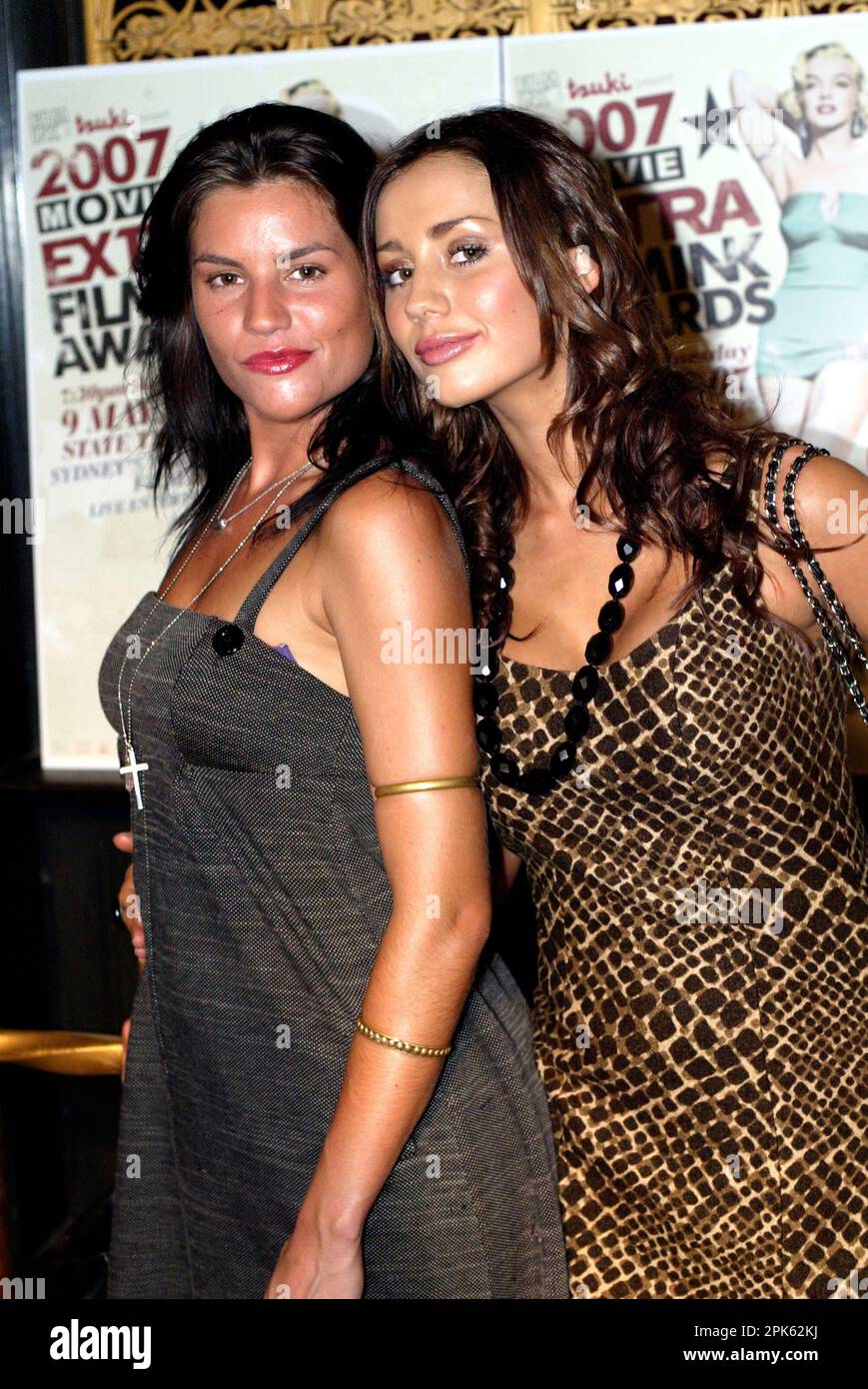 Krystal Forscutt and Brooke Sheehan at the 2007 Movie Extra Filmink ...