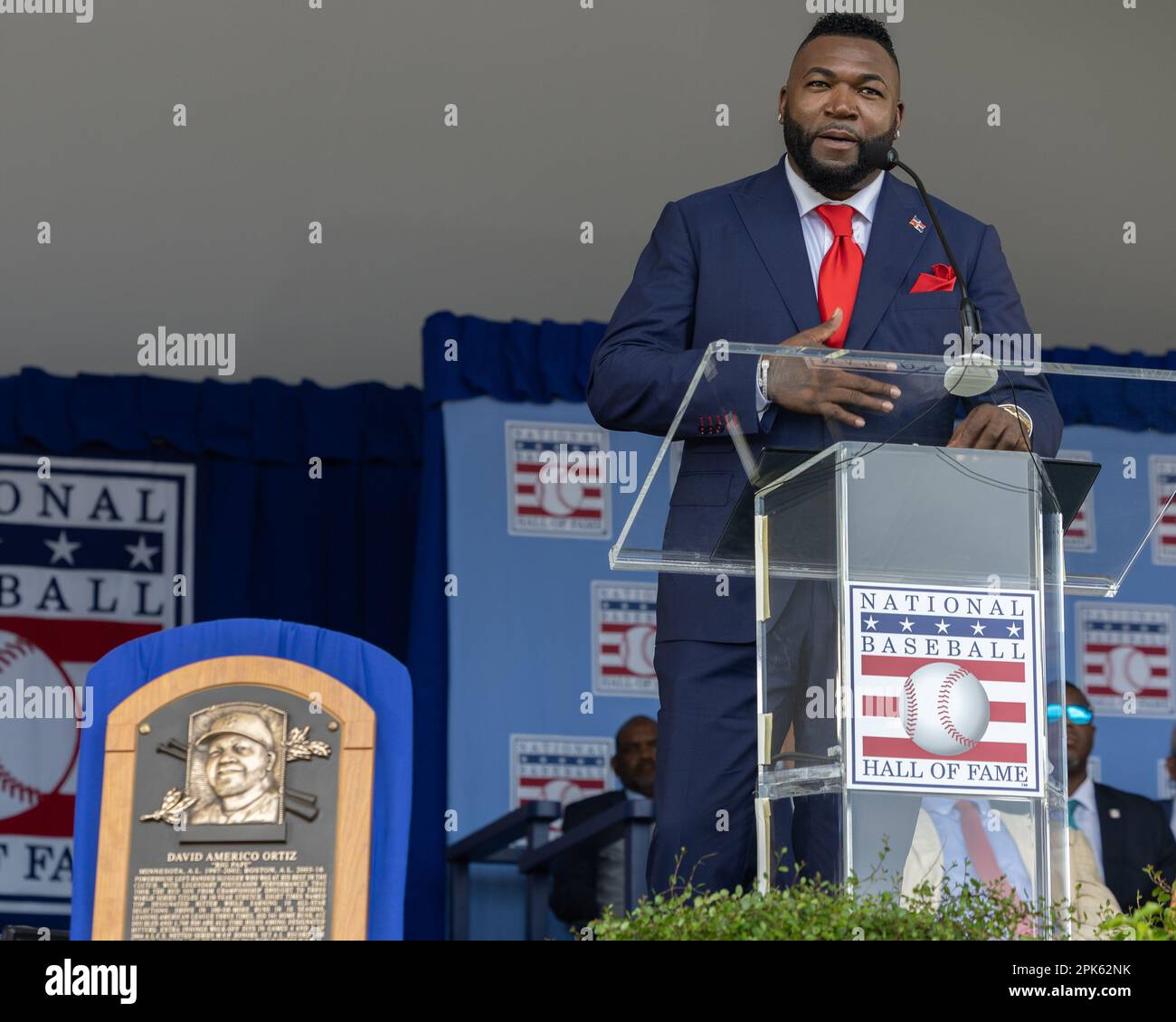 David Ortiz induction into 2022 MLB Hall of Fame - Cooperstown NY Stock ...