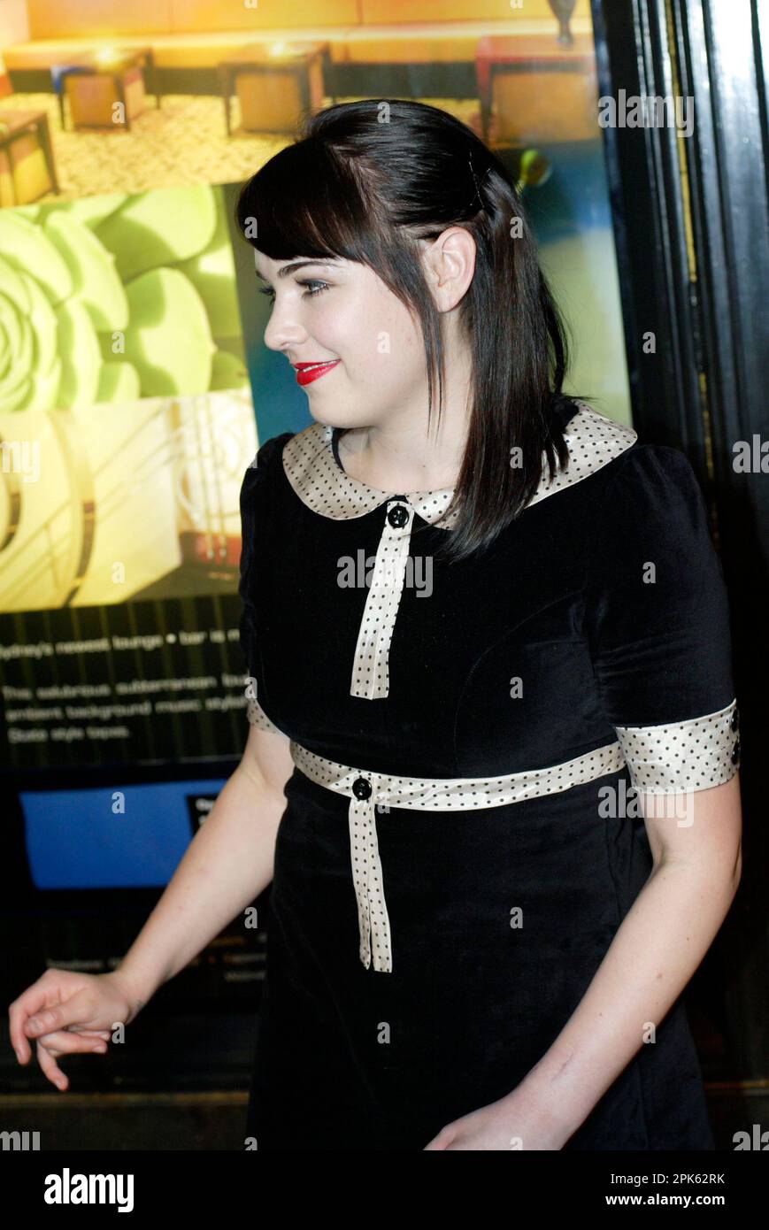 Emily Barclay arriving at the 2007 Movie Extra Filmink Awards. The ...