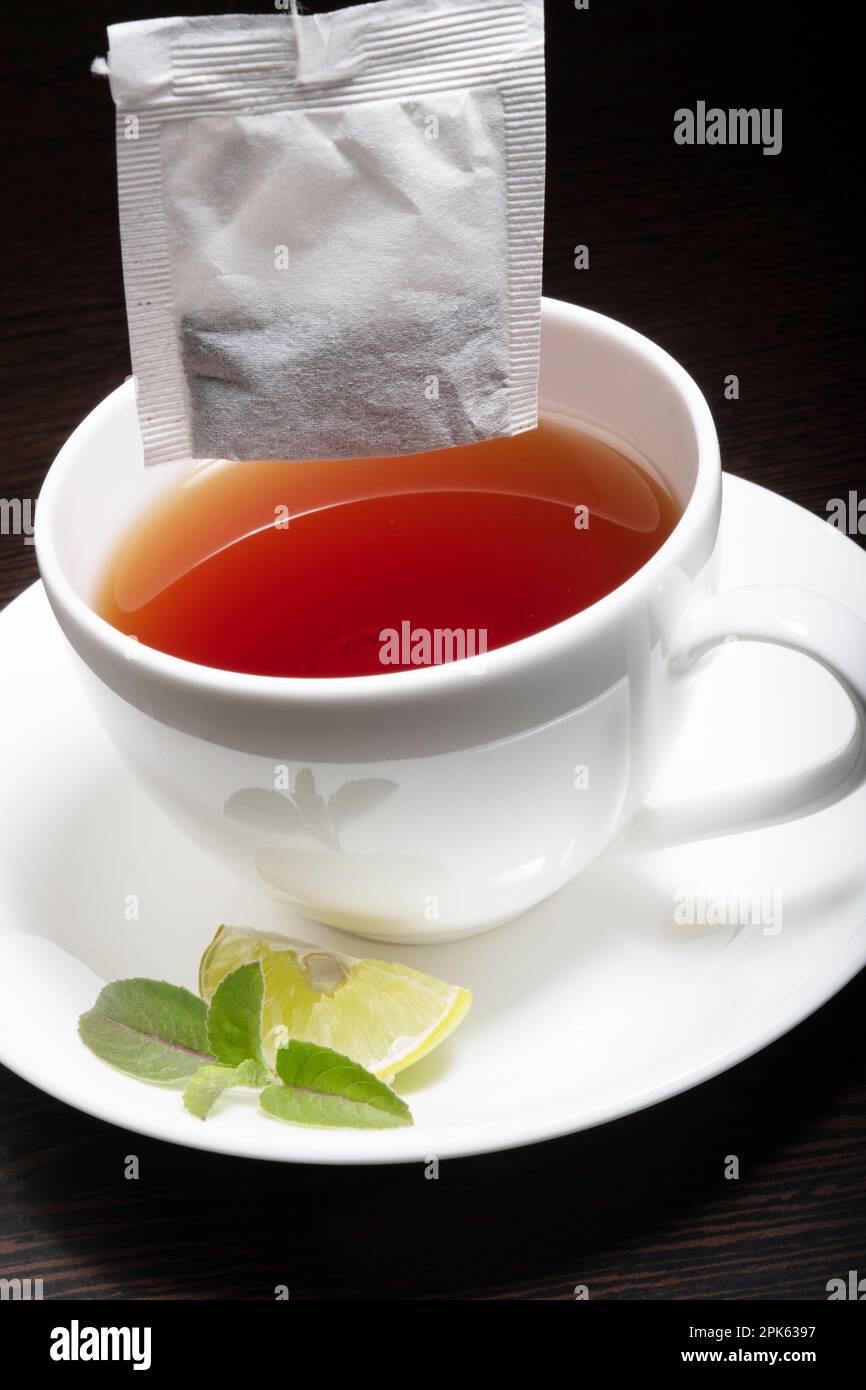 Tea lemon teabag hi-res stock photography and images - Alamy