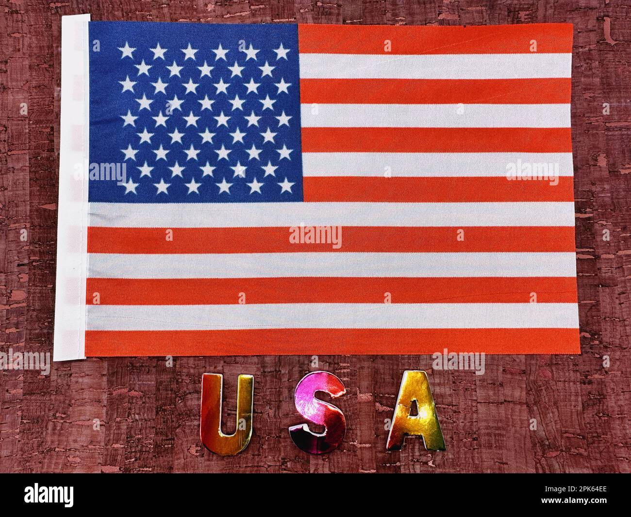 American flag isolated on ground hi-res stock photography and images ...