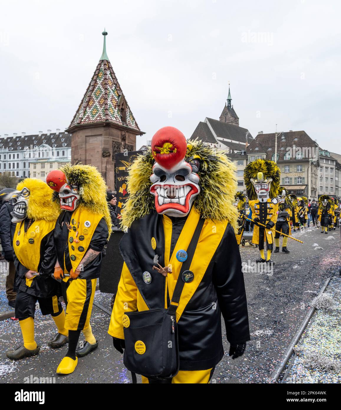 Waage Costume at the Basel Fasnacht parade in Switzerland Costume at ...