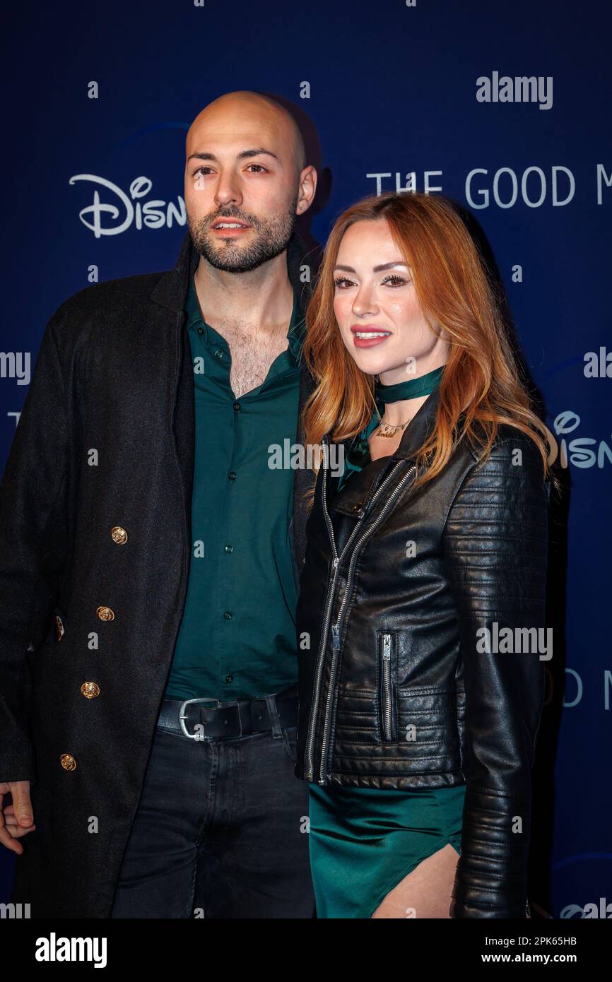 Rome, Italy - April 4: Francesco Leone and Martina Corradetti attends ...