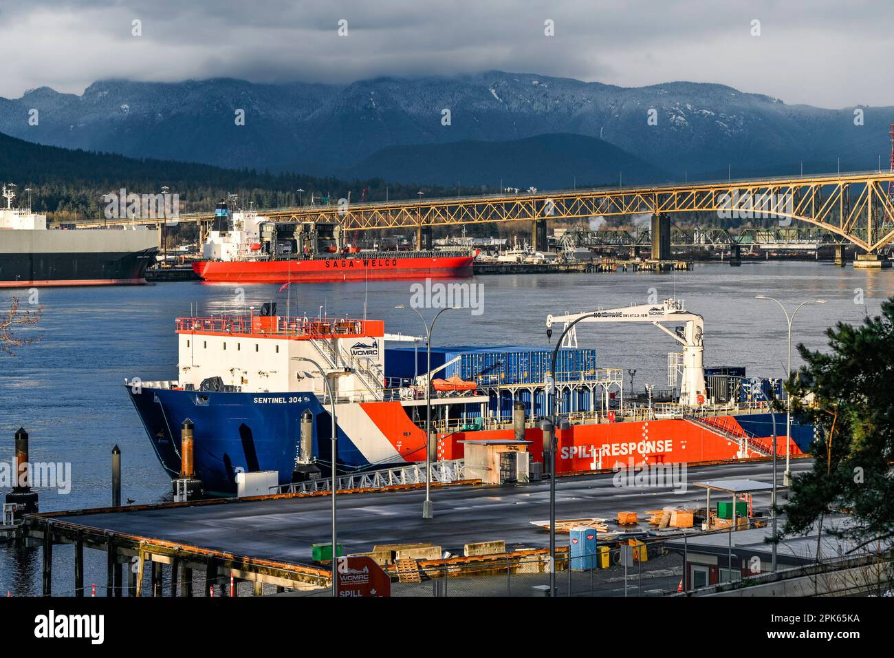 WCMRC, Sentinel 304 Marine Spill Response Barge, Burrard Inlet ...
