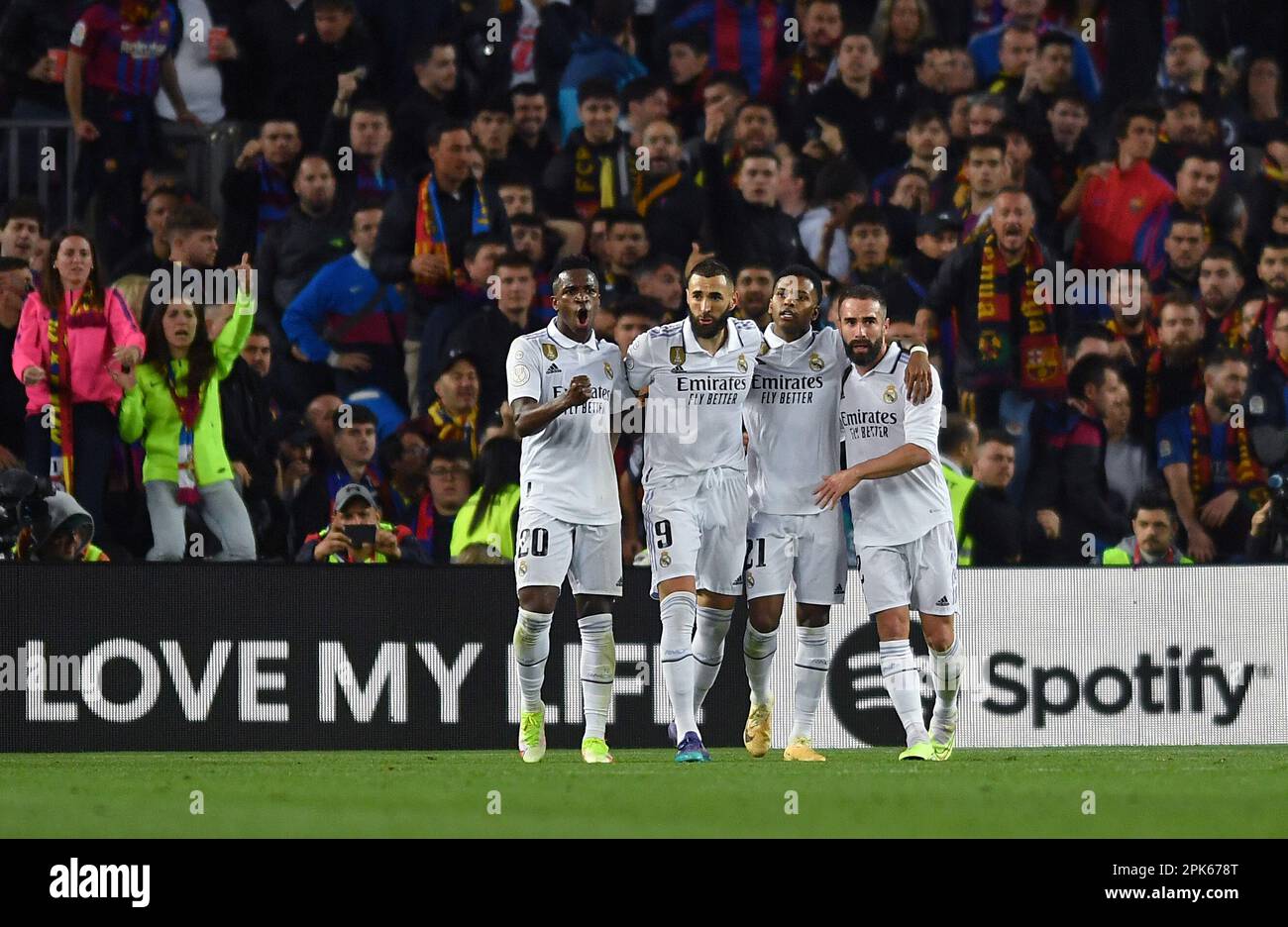 Barcelona, Esp. 05th Apr, 2023. FC BARCELONA vs REAL MADRID April 5 ...