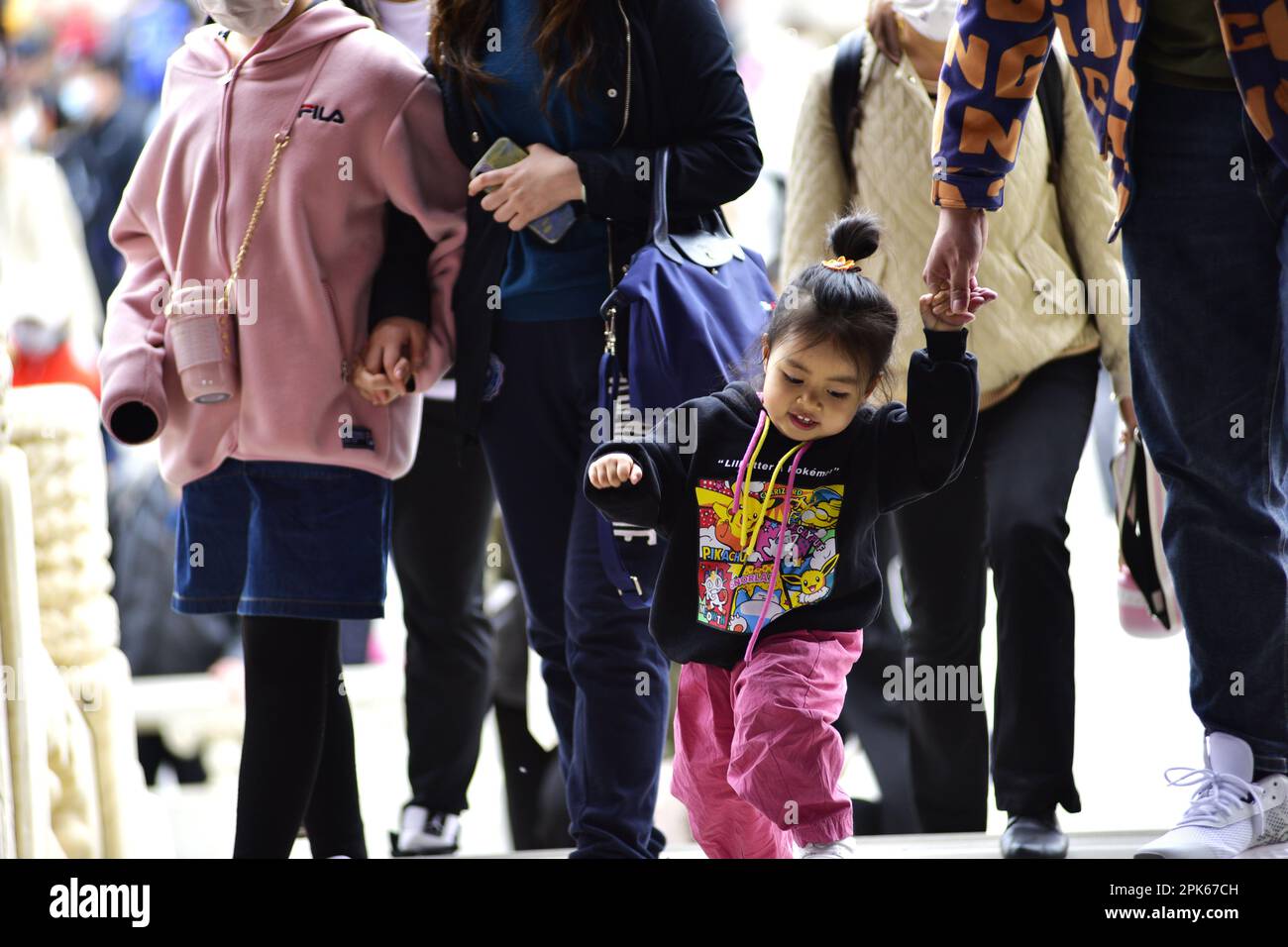 BEIJING, CHINA - APRIL 5, 2023 - Tourists visit the Forbidden City in ...