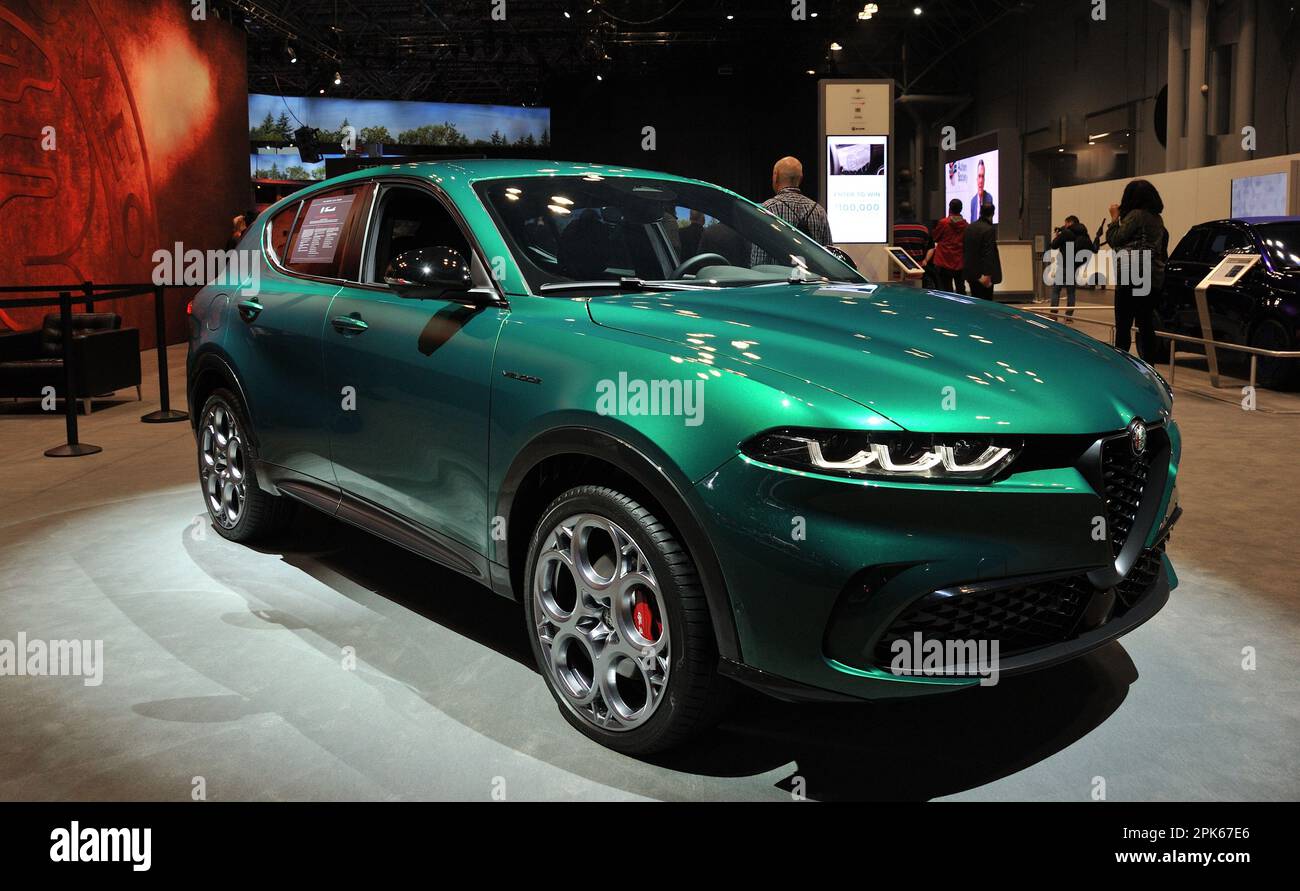 2024 Alfa Romeo Tonale on display at the 2023 NY International Auto ...