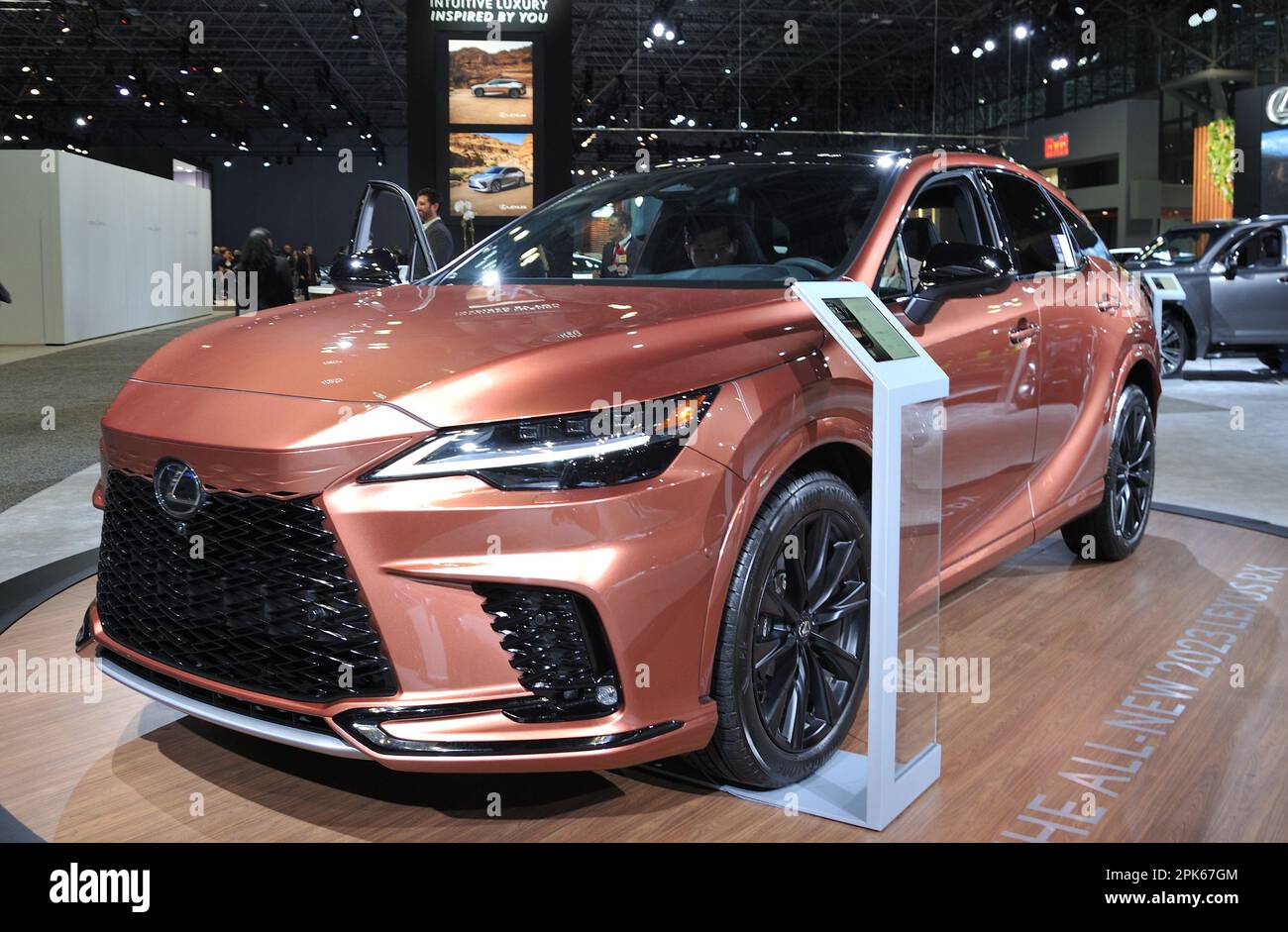 2023 Lexus RV 500h Direct 4 AWD on display at the 2023 NY International Auto Show at the Javits ...