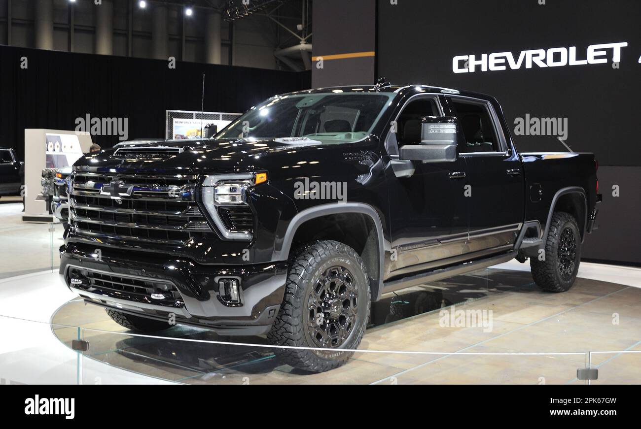 2024 Chevrolet Silverado 2500 HD High Country on display at the 2023 NY ...