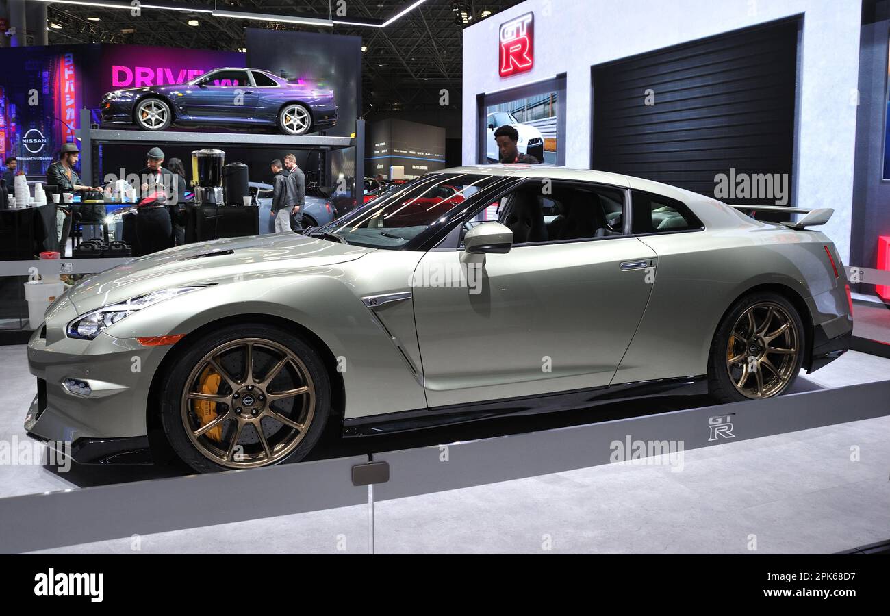 2023 Nissan GTR T Spec on display at the 2023 NY International Auto ...