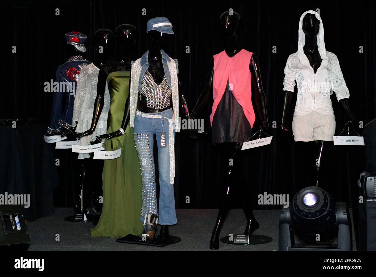 Sample fashions from top Australian designers on display at the ...