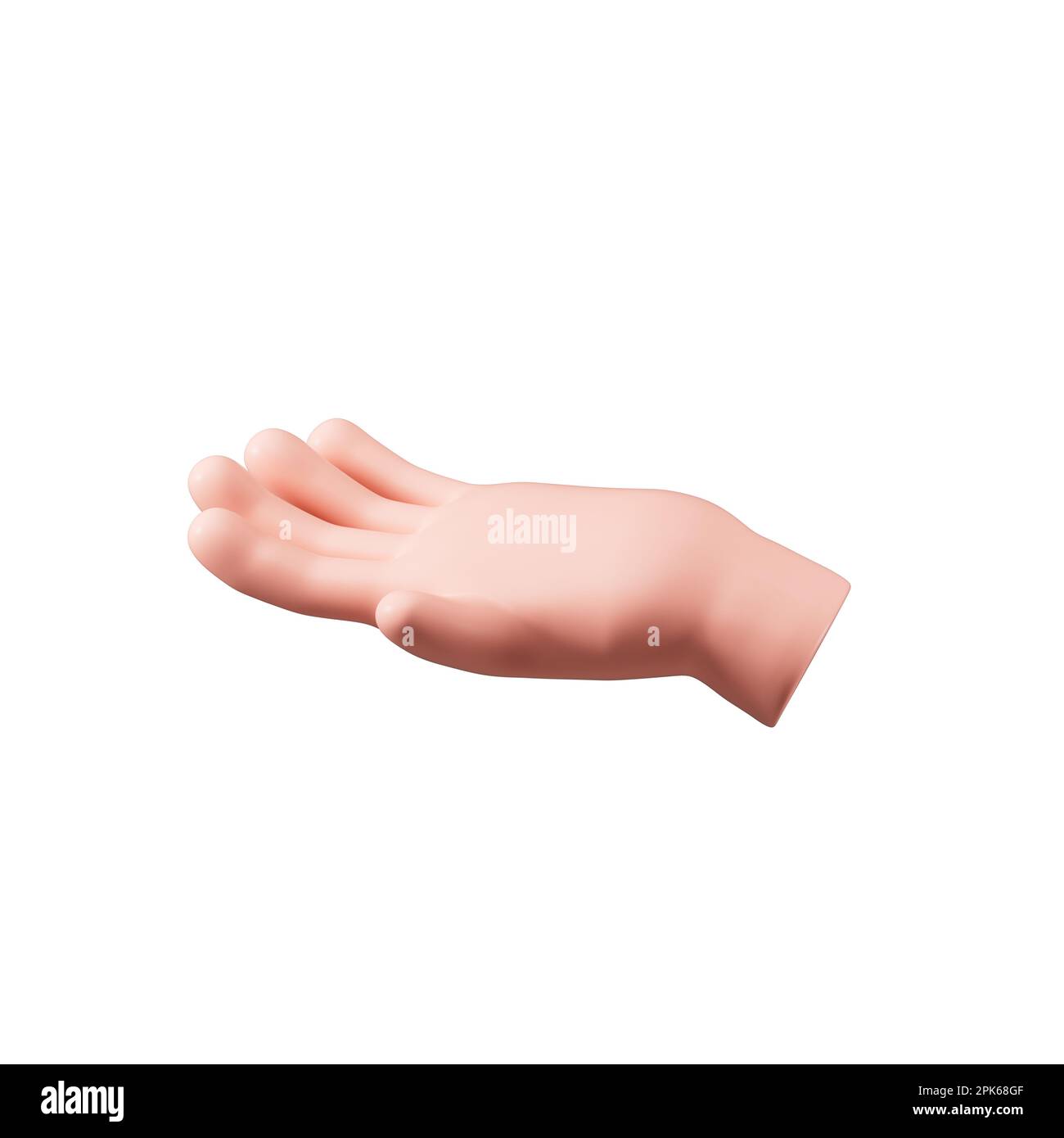 Cartoon diverse hand gestures, 3d rendering. Digital drawing Stock ...