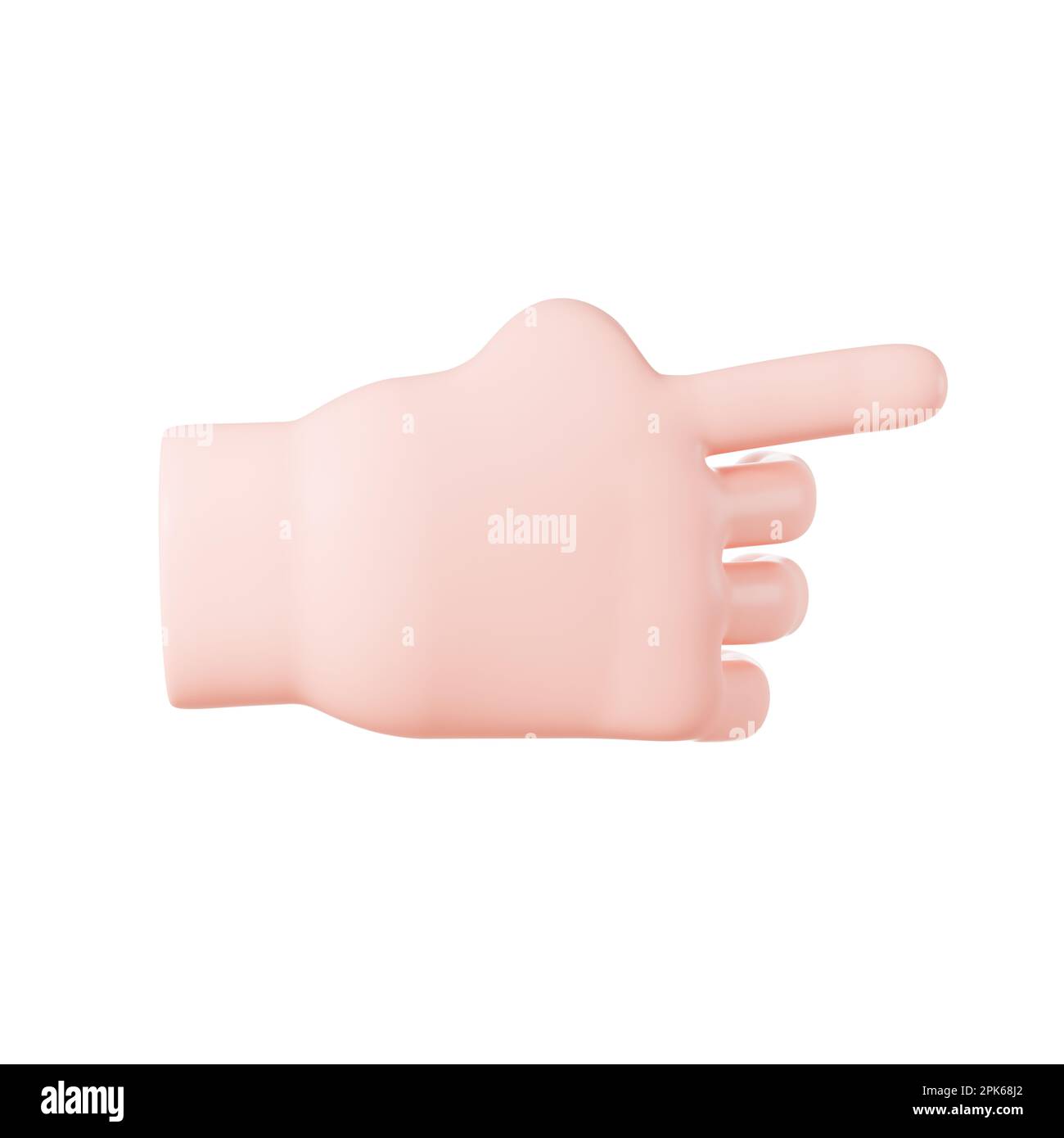 Cartoon diverse hand gestures, 3d rendering. Digital drawing Stock ...