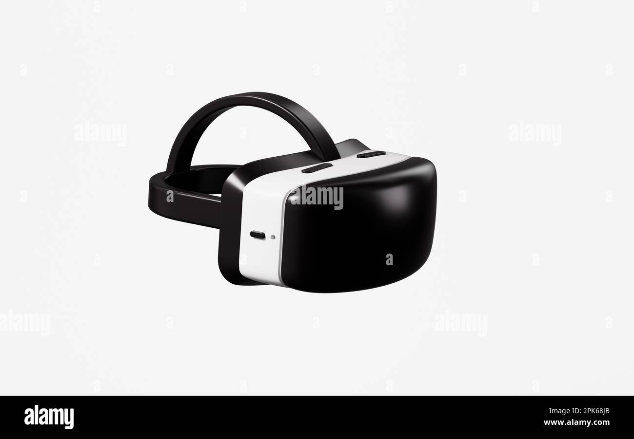 VR glasses virtual reality headset, 3d rendering. Digital drawing Stock ...