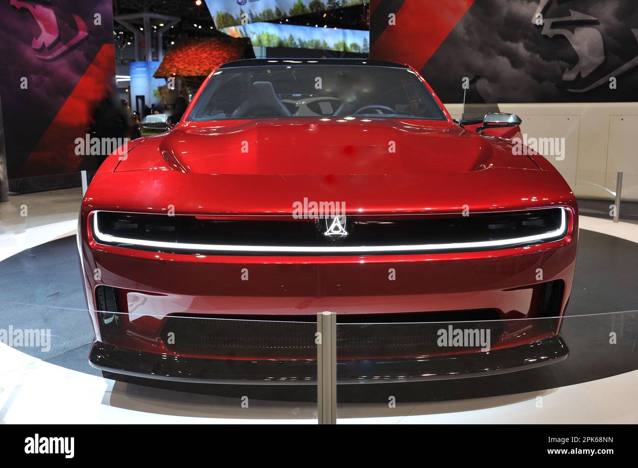Dodge Charger Daytona SRT concept on display at the 2023 NY International Auto Show at the ...