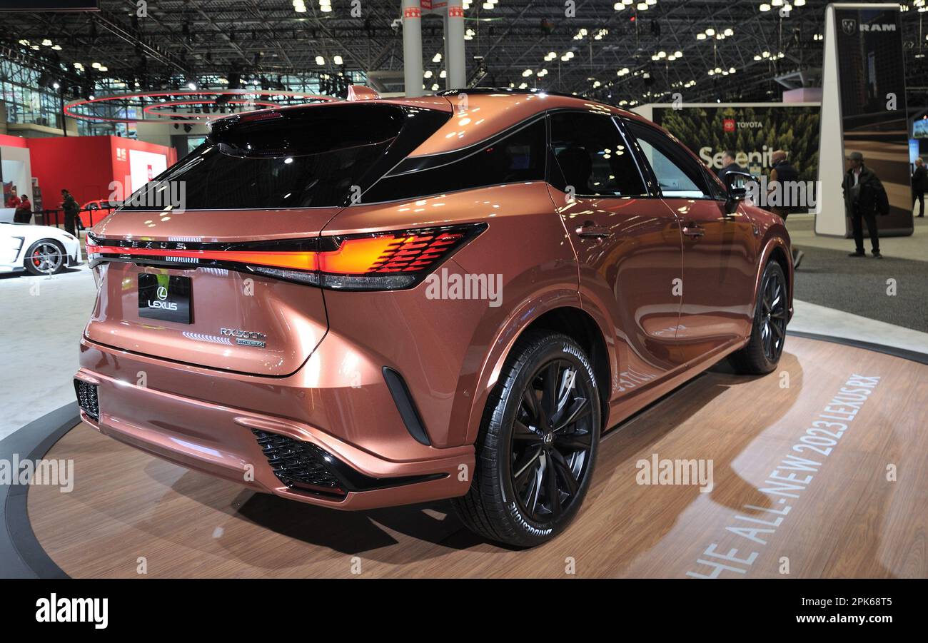 2023 Lexus RV 500h Direct 4 AWD on display at the 2023 NY International Auto Show at the Javits ...