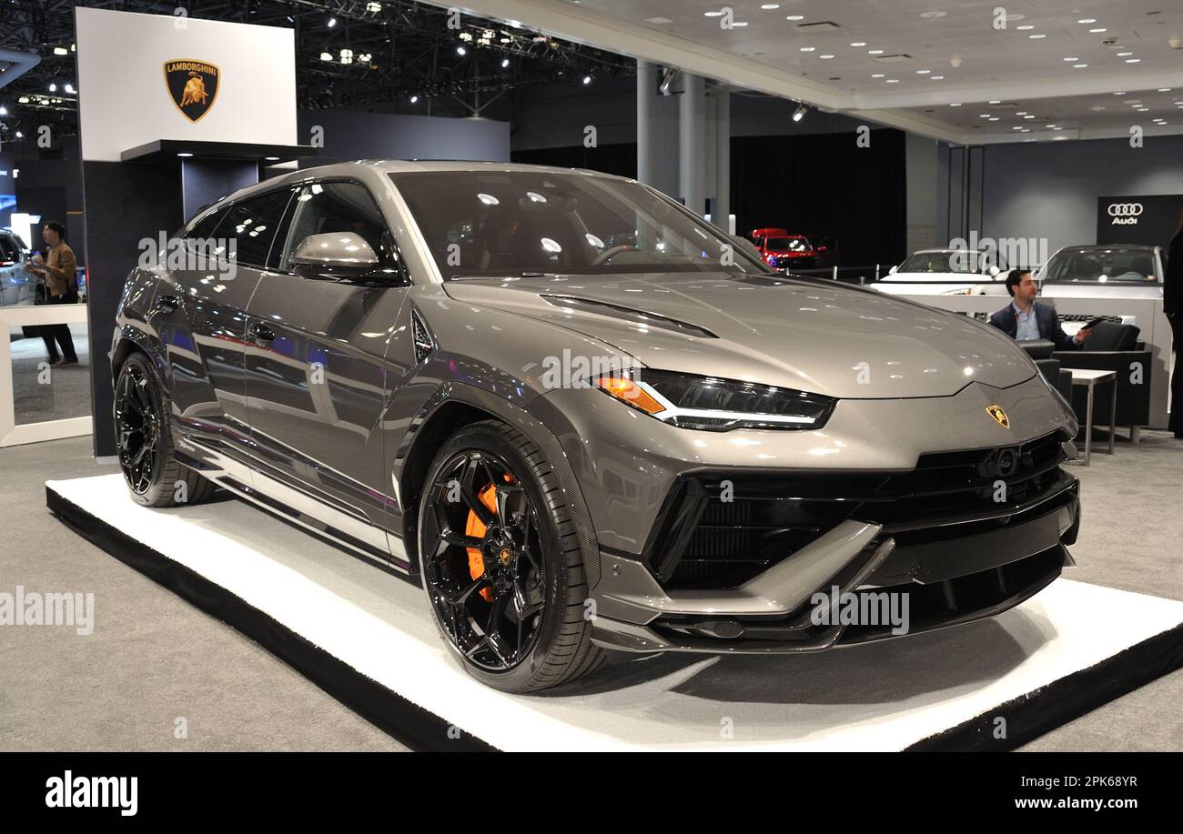 2023 Lamborghini Urus Performante on display at the 2023 NY ...