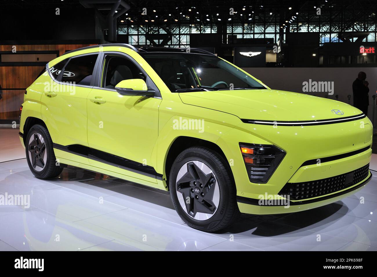 2024 Hyundai Kona electric on display at the 2023 NY International Auto ...