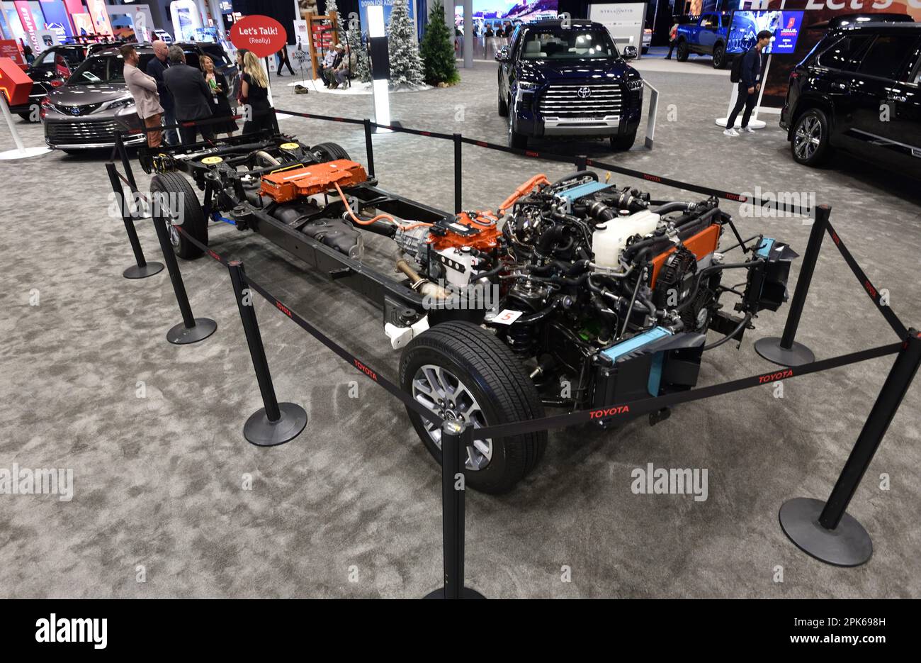 Toyota Tacoma platform on display at the 2023 NY International Auto ... Toyota Tacoma platform on display at the 2023 NY International Auto ...