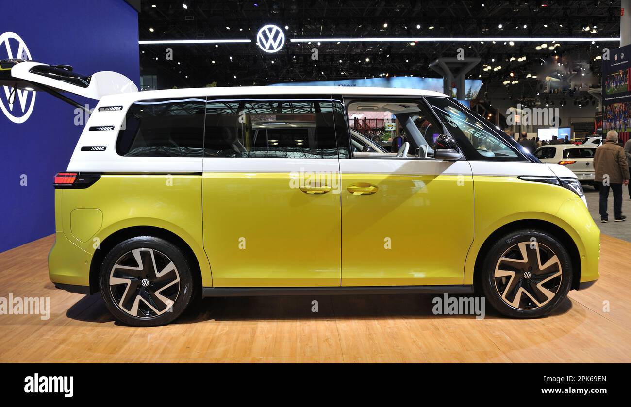 2023 VW ID. Buzz (European version) on display at the 2023 NY ...